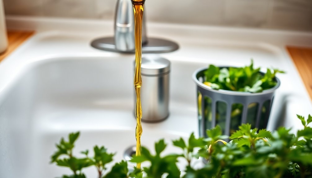 Can You Pour Olive Oil Down Sink
